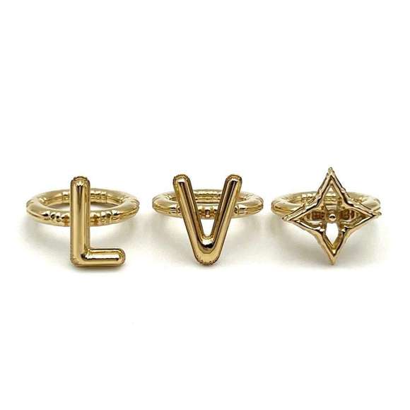 Louis Vuitton | Jewelry | Louis Vuitton Mens Rings Berg Lv Balloon Set ...